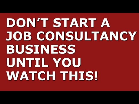 How to Start a Job Consultancy Business | Free Job Consultancy Business Plan Template Included
