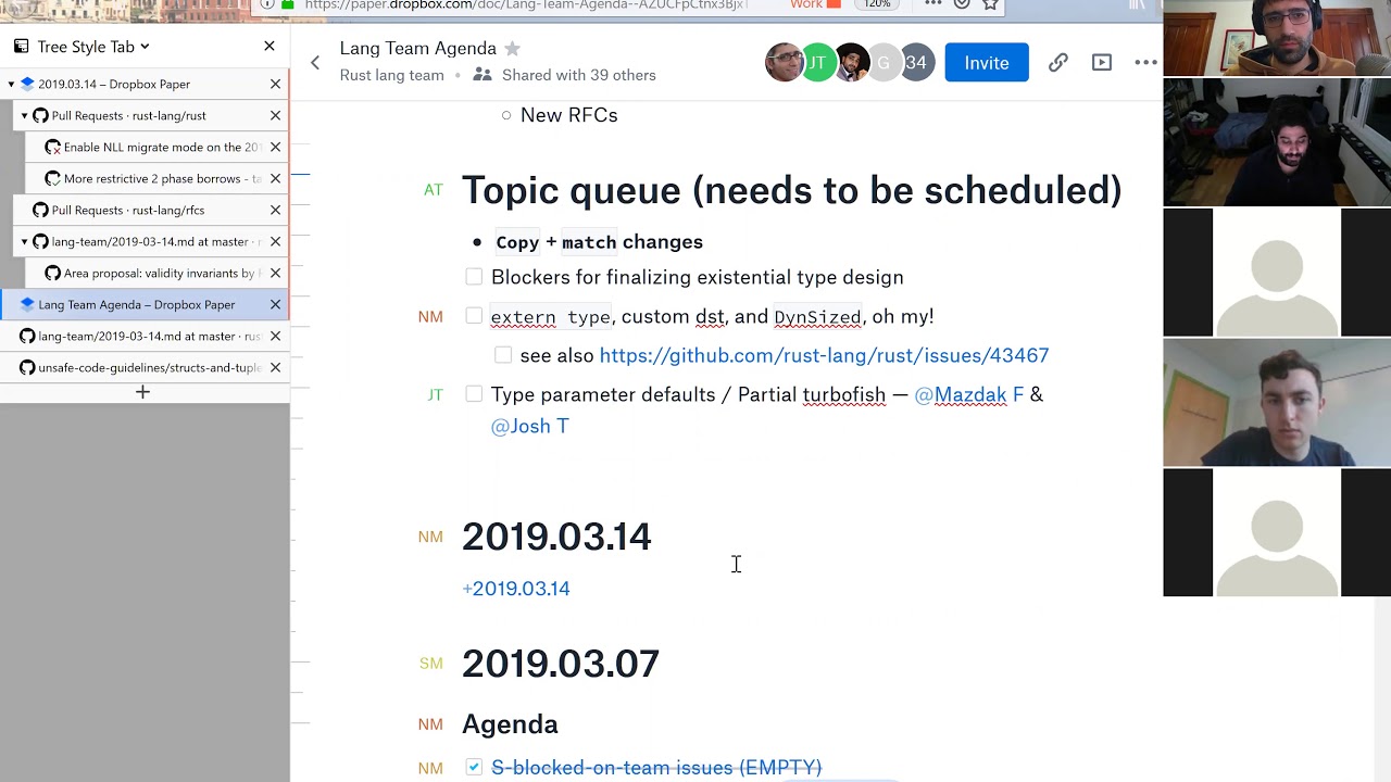 Lang Team Sync: Unsafe Code Guidelines