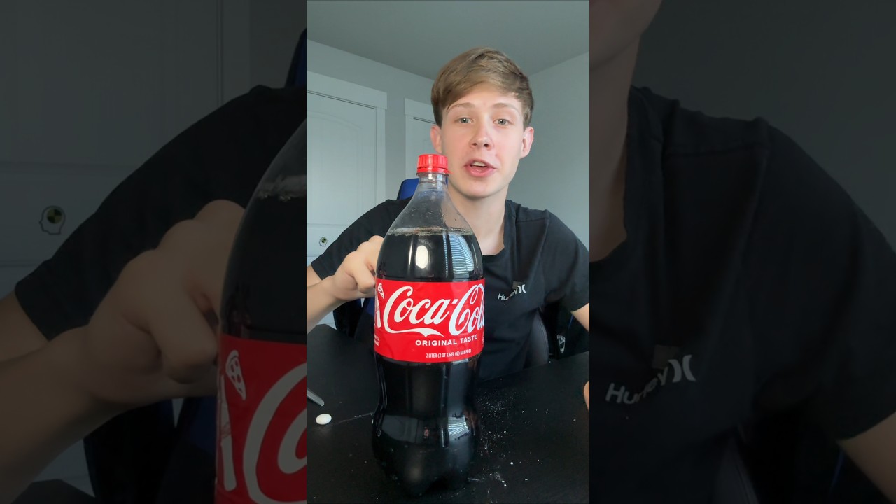 Exploding Coke Prank 🤫 #crash #thecrashcorner #prank