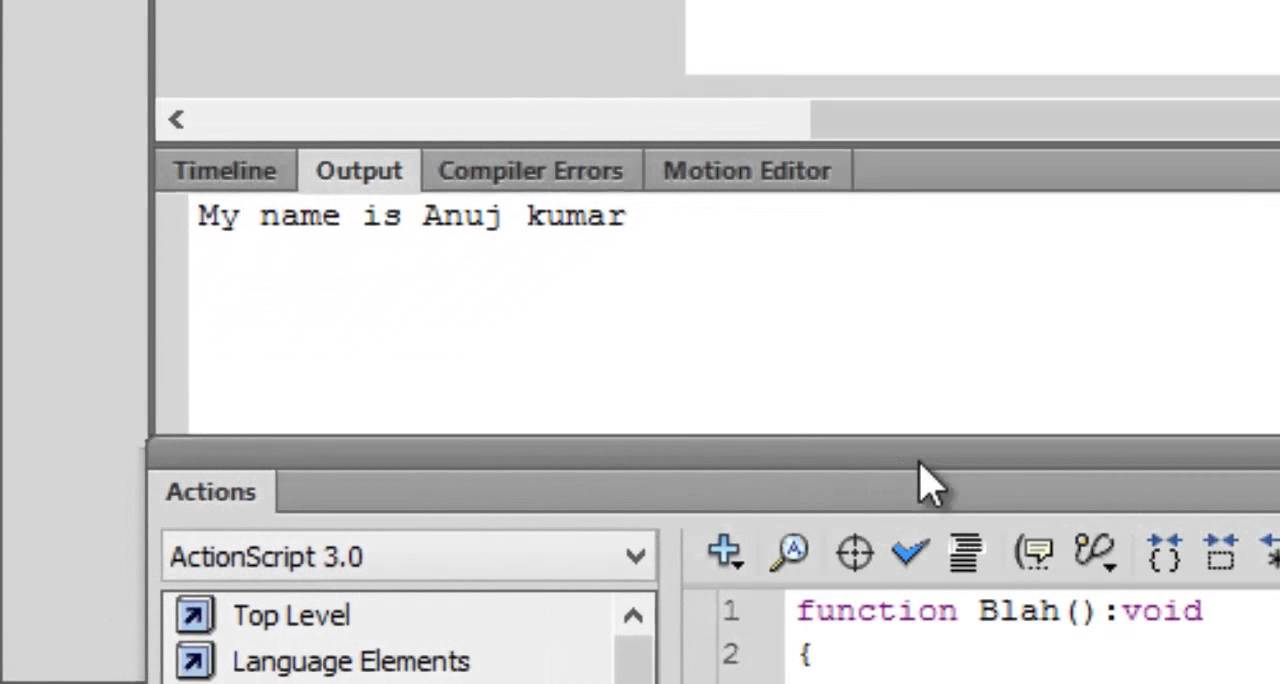 Flash Actionscript Tutorials - Basic Functions - 7