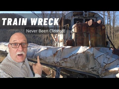 Abandoned Movie Set - Train Wreck