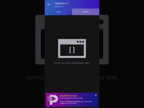 Objective-C Compiler App #shorts