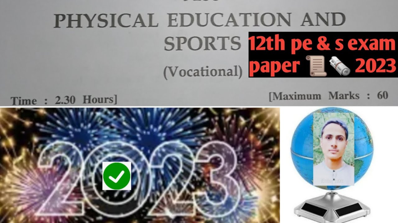 JKBOSE || 12th physical education and sports question paper 🆕📜🗞️ #2023 || 12th pe & s paper #yt