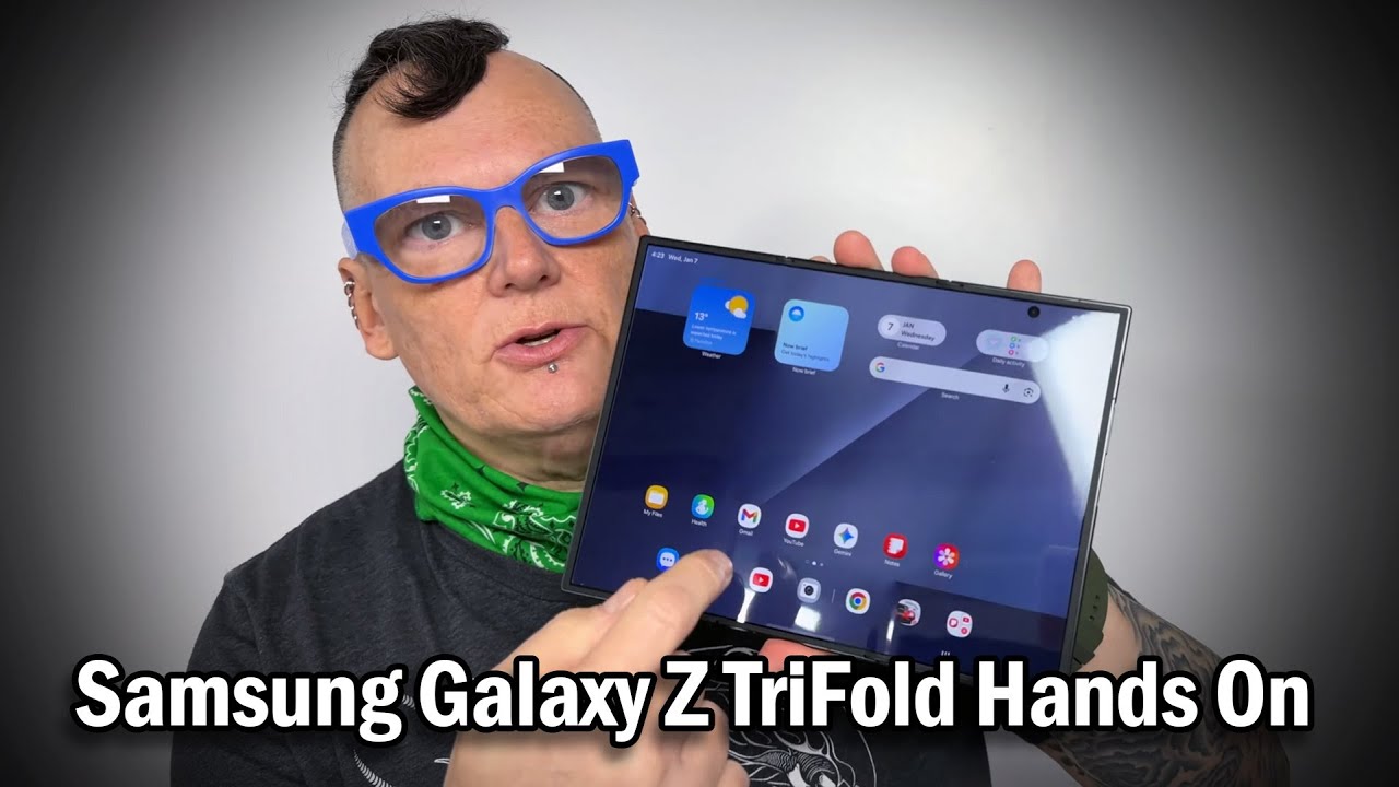 Samsung Galaxy Z TriFold Hands-On: Bold, Beautiful And Bodacious