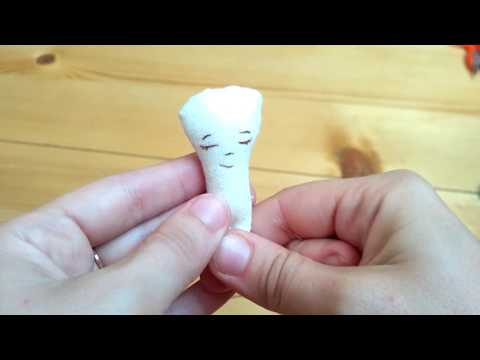 How to embroidery the rag doll face tutorial, DIY rag doll face