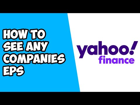 How To See Any Company's EPS on Yahoo Finance