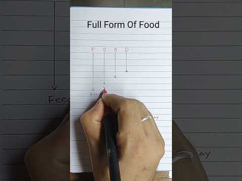 full form of food# reels# shorts# ytshorts# education# simple English with pranay# online teaching#