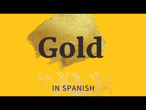Daily Spanish word | How do you say (“Gold”) in Spanish⚜️