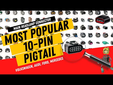 Top Selling 10-Pin Automotive Pigtail Connector, L56A10