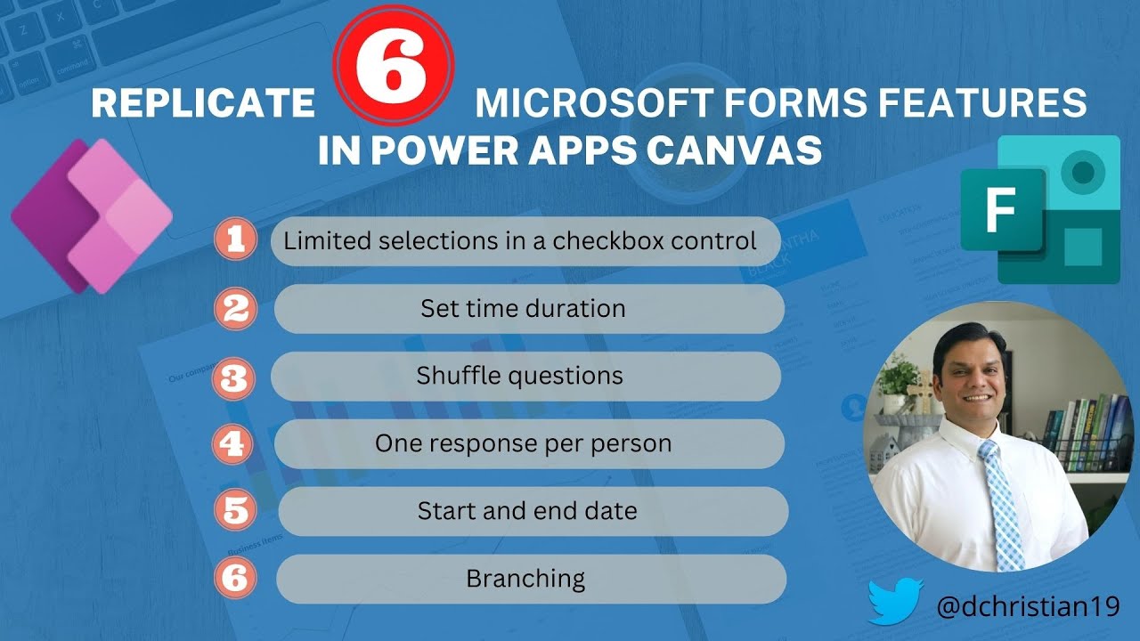 Replicate 6 Microsoft Forms Features in Power Apps Canvas