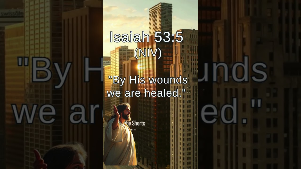 Isaiah 535... “He Took Your Pain—So Why Do You Still Carry It?” #christianinspiration #dailydevotion
