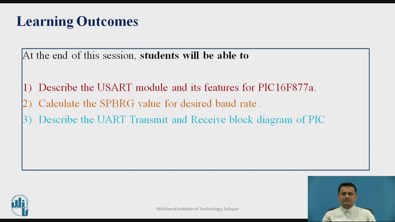 PIC micro-controller 16F877a Serial Communication USART