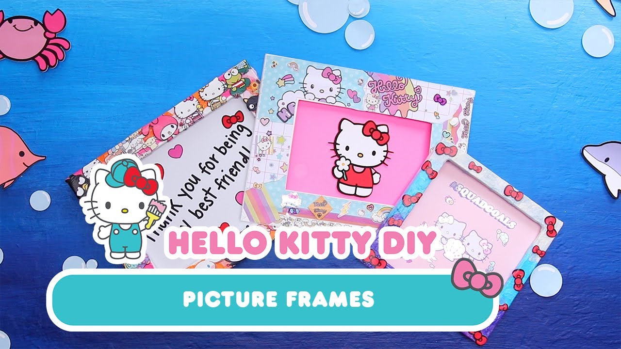 Hello Kitty BFF Picture Frame DIY | Hello Kitty DIY
