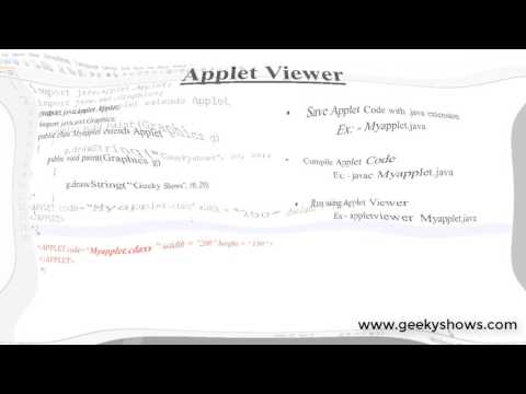 Learn How to Run Java Applet Program using Applet Viewer Hindi - Mind Luster
