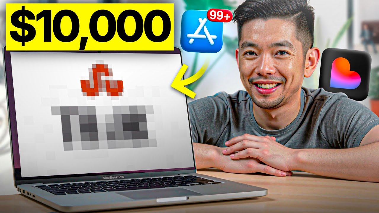 How I'd Make a $10,000 App with Lovable In 1 hour (AI + No Code)