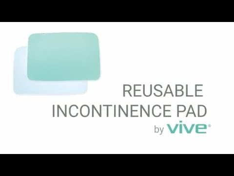 Reusable Incontinence Pad by Vive - Best Washable Bed Pad For Men, Women, & Children - Reusable