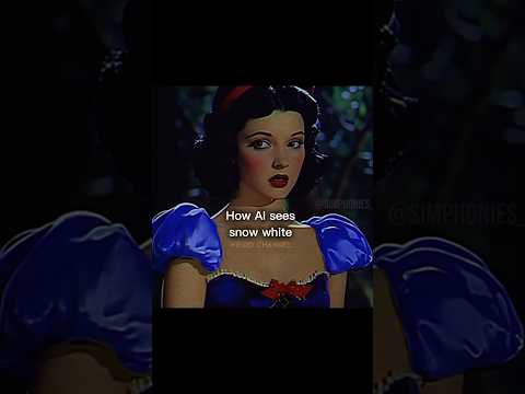 How Disney VS AI sees snow white 👑