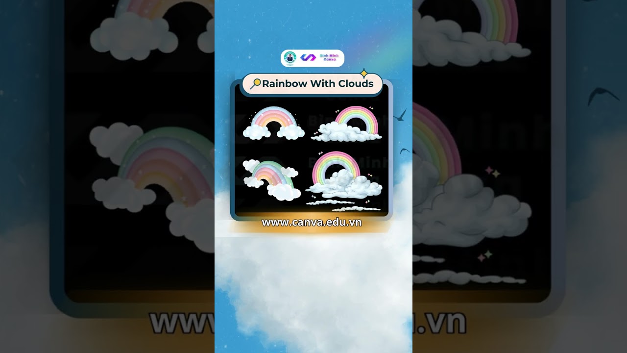 🌥️ Tạo nên thiết kế của riêng bạn với bộ từ khóa Clound trên Canva! ☁️