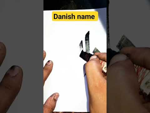 Tag for Danish | Danish name calligraphy | urdu calligraphy #shortsyoutube