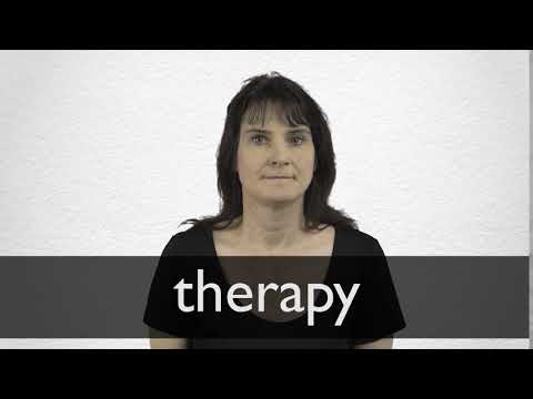 How to pronounce THERAPY in British English