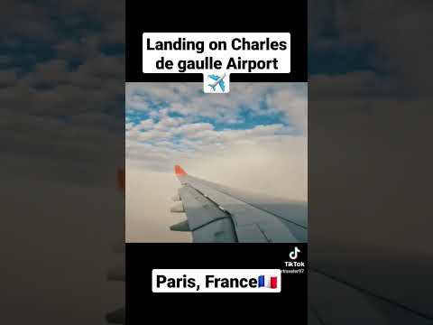 Landing on Charles de gaulle Airport, Paris, France π«π· #shorts #charlesdegaulle #paris #france