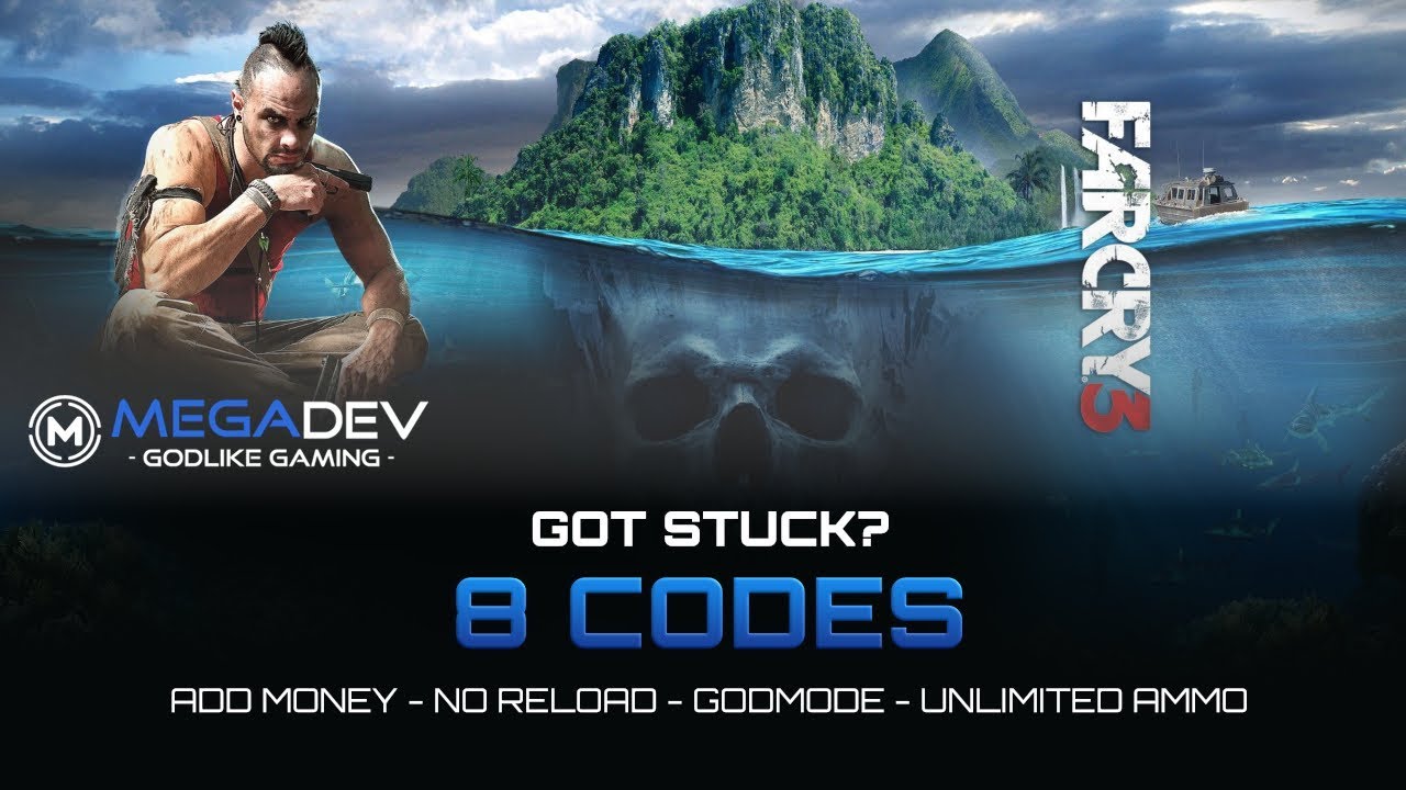 FAR CRY 3 Cheats: Add Money, No Reload, Godmode, Unlimited Ammo, ... | Trainer by MegaDev
