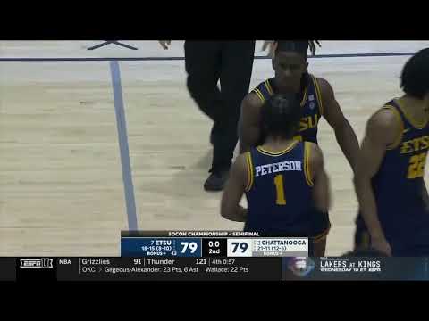 ETSU vs Chattanooga SOCON Semifinals Full Ending 03-10-24