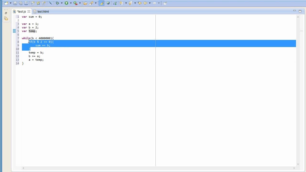 Project Euler #2 [JavaScript]