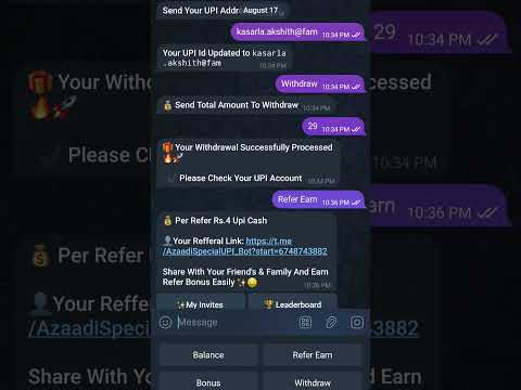 FREE MONEY BOT! 🚨💸 | Get Unlimited Cash From This Telegram Bot! #FreeMoney #MoneyBot #TelegramBot