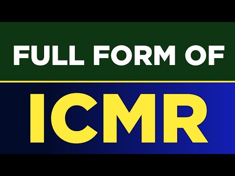 Full form of ICMR | ICMR ka full form kya hai | ICMR full form | Free Learn University