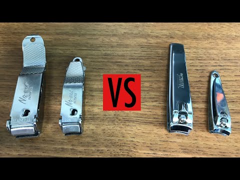 "No Mess" (No-Mes) Fingernail & Toenail Clipper Set