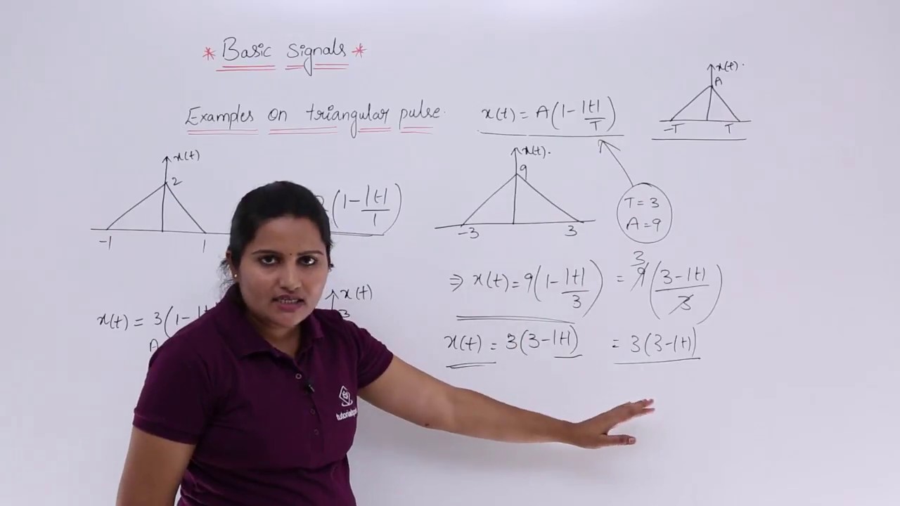 Signals & Systems - Triangular Signal Example
