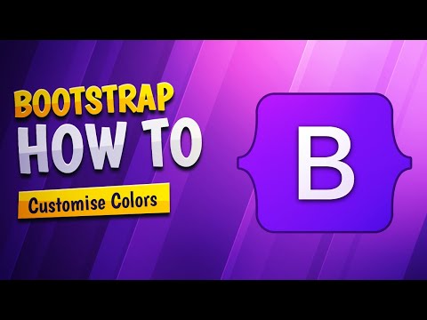 Change Bootstrap's colors