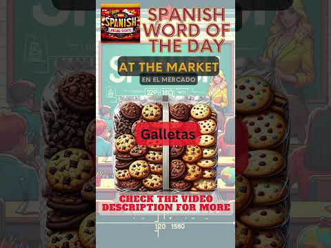 Galletas - Spanish Word of the Day - Learning Spanish Language Secrets #speakspanish #easyspanish