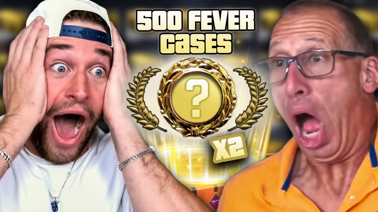 We Opened 500 Fever Cases (DOUBLE KNIFE UNBOXING)
