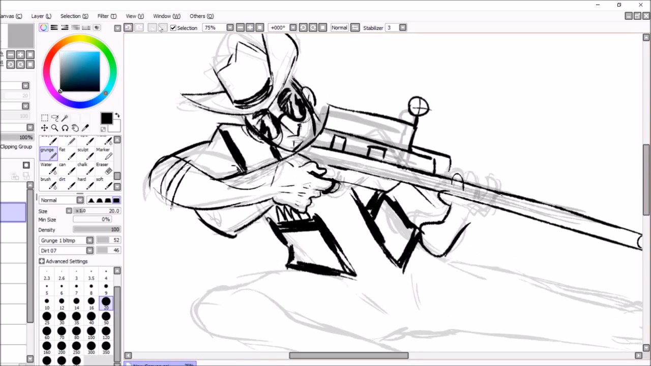 TF2 Sniper Speedpaint