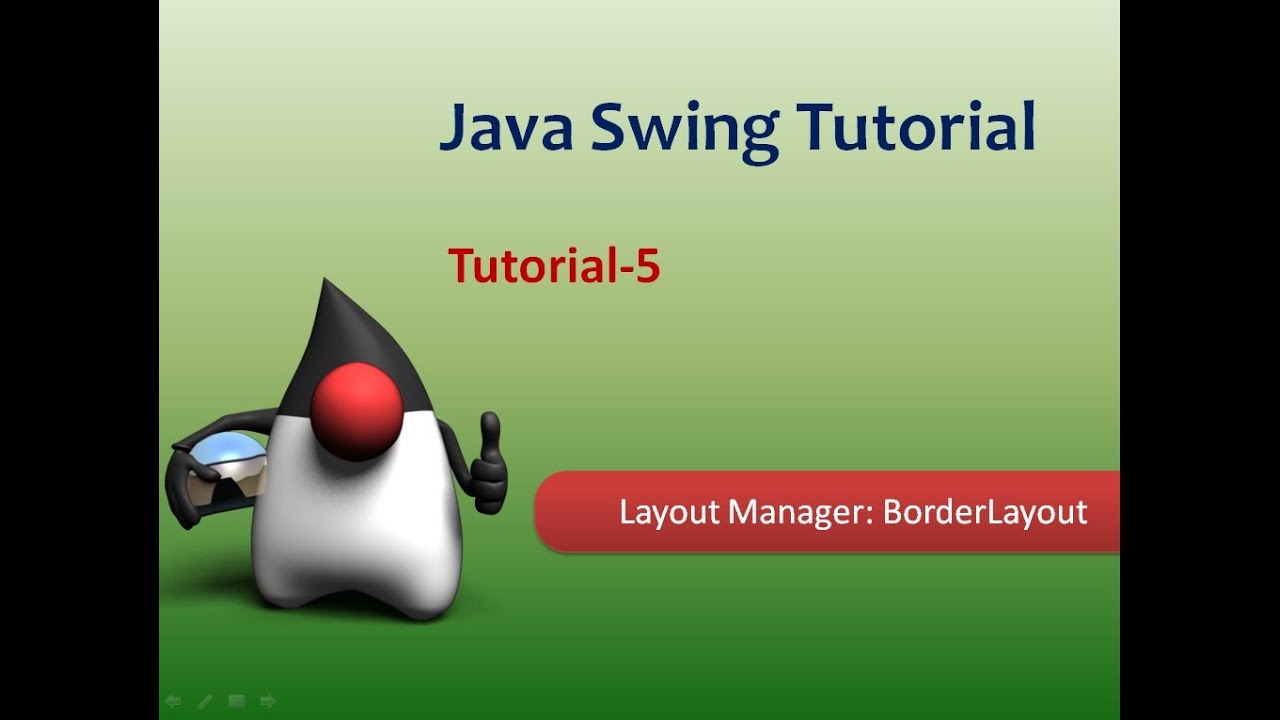 Java Swing Tutorial #5 Layout Manager : BorderLayout
