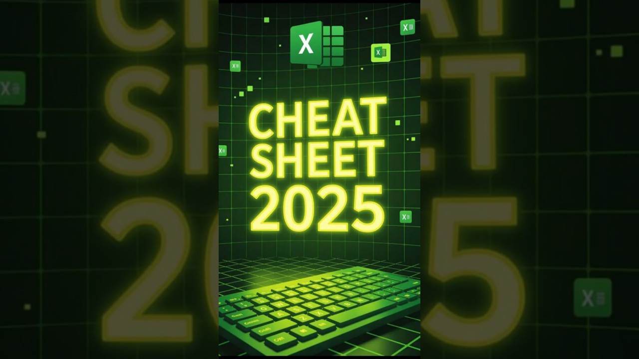 Excel Cheat Sheet: Top Tips & Tricks (2025)