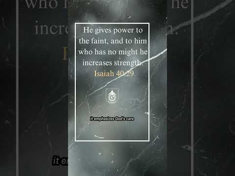 Isaiah 40:29 | Meaning of the Verse | One Minute for God |Daily Catechism Worldwide