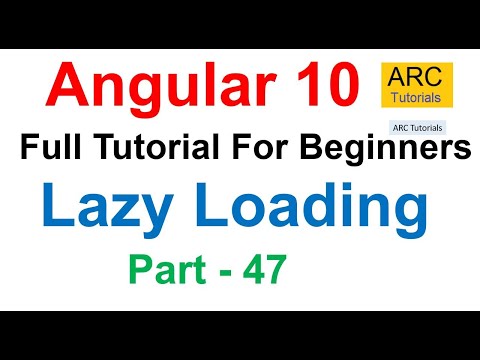Learn Angular 10 Tutorial 47 Lazy Loading in Angular | Angular 10 Tutorial For Beginners - Mind ...