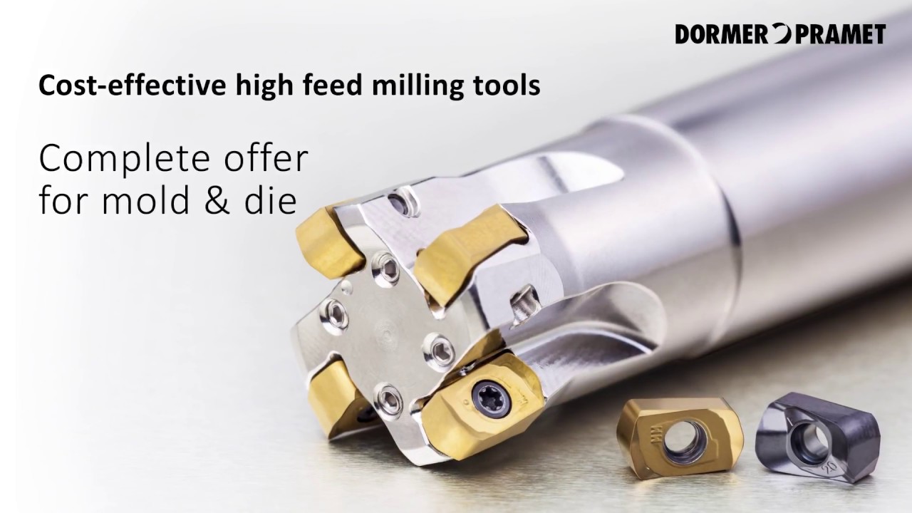 Pramet SBN10 high feed milling cutters with BNGX inserts