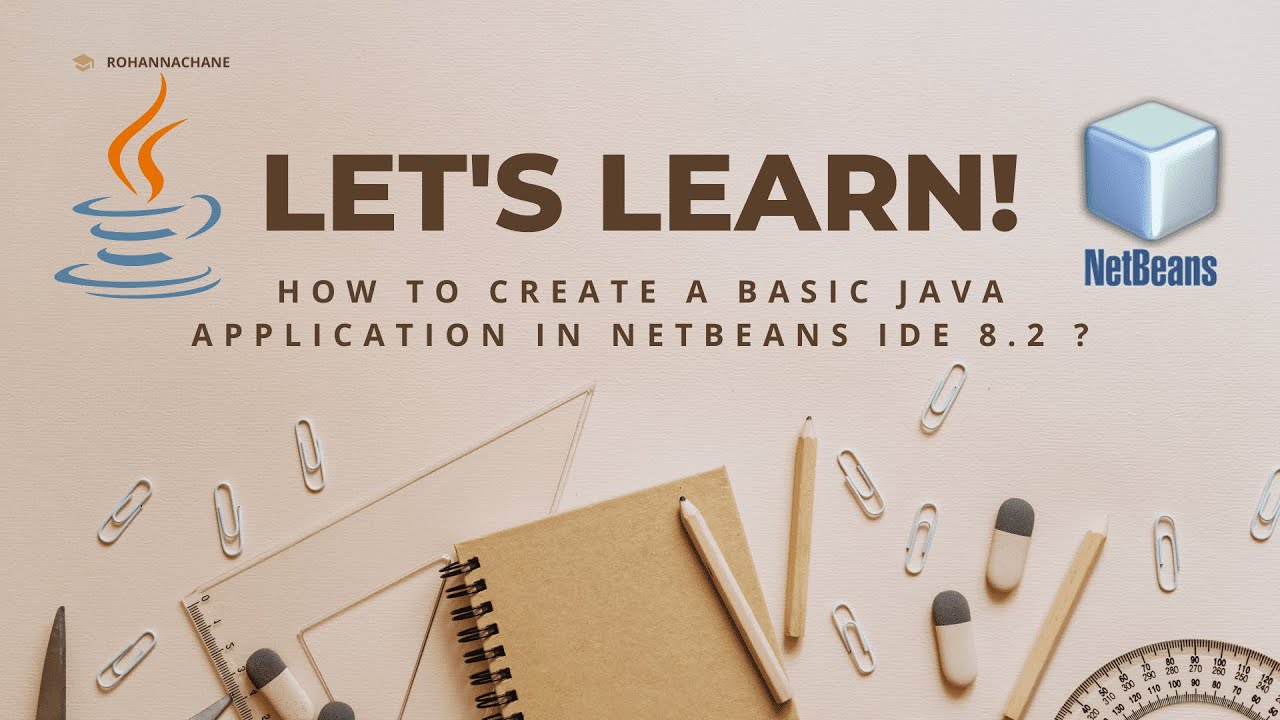 How to create a simple java application in Netbeans IDE 8.2 ?