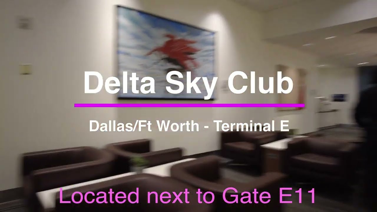 Delta Air Lines Delta Sky Club in Dallas-Fort Worth International