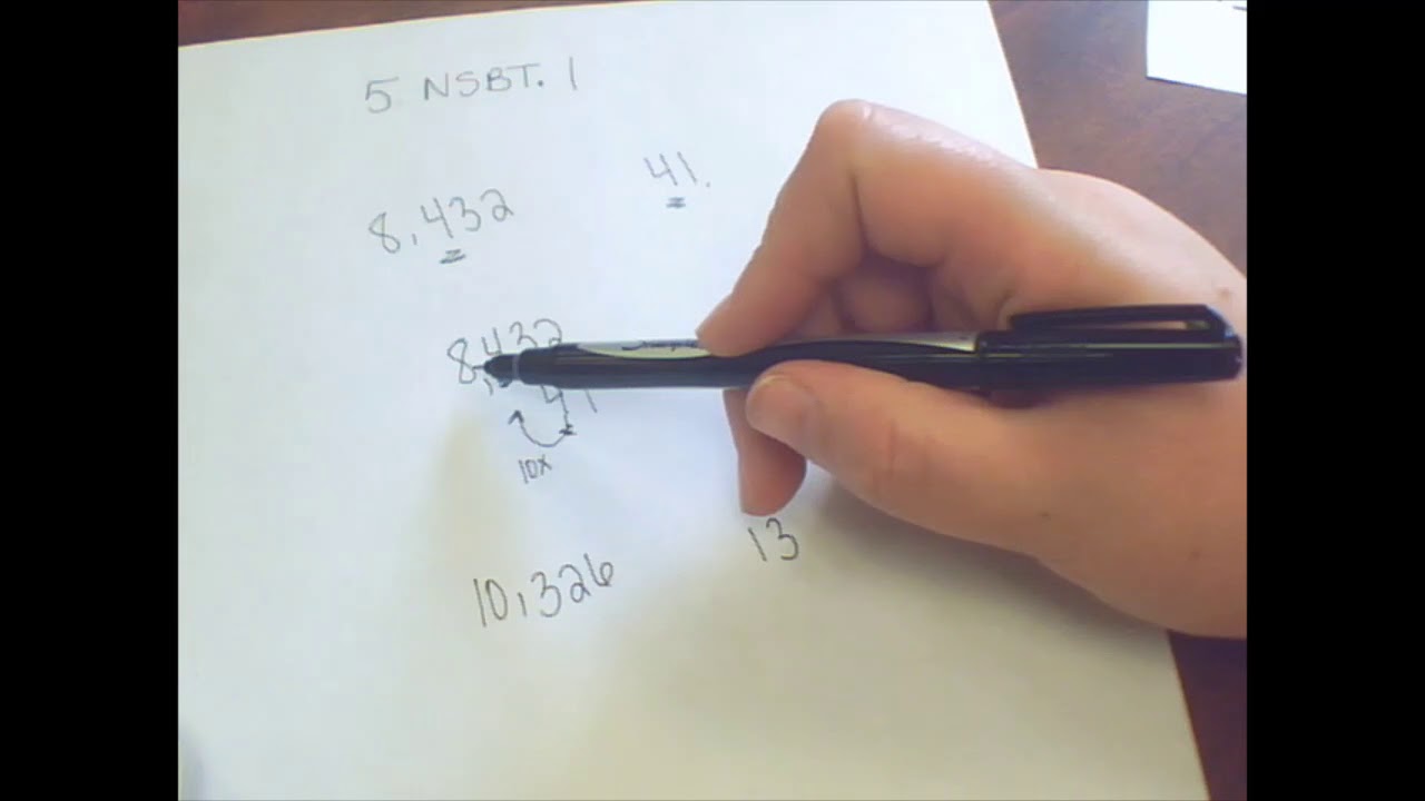 5 NSBT 1  Comparing Place Value
