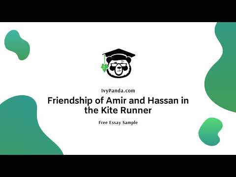 Friendship of Amir and Hassan in the Kite Runner | Free Essay Sample