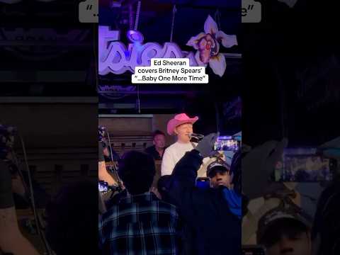 Ed Sheeran Covers Britney Spears In Pink Cowboy Hat - 99.7 DJX