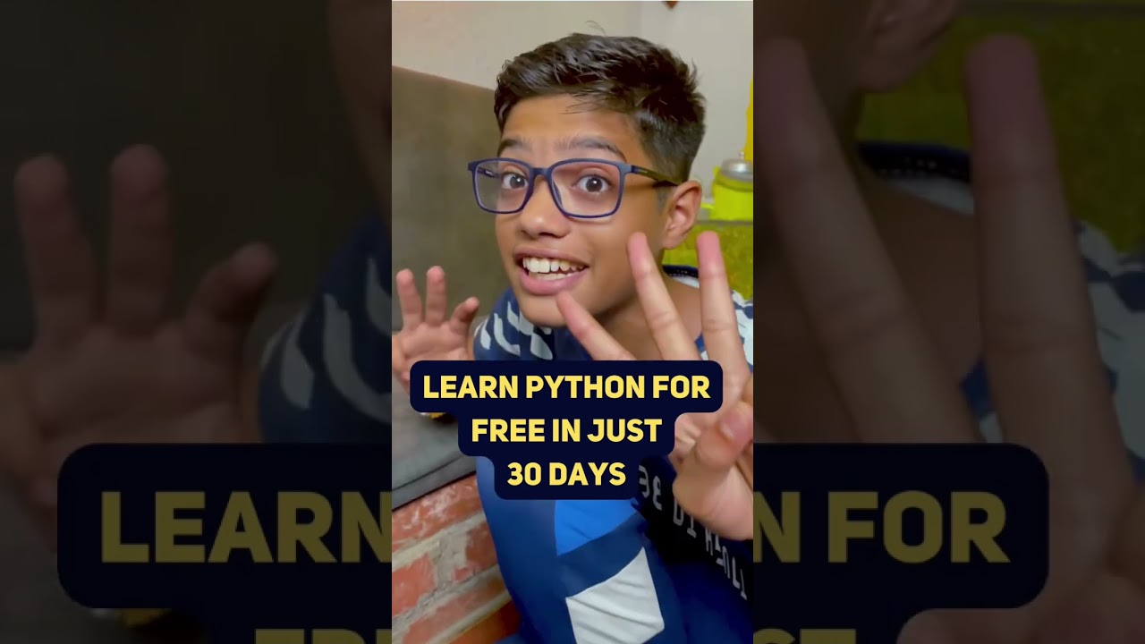 Fastest Way to Learn Python for Free. #shorts
