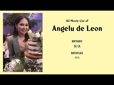 Angelu de Leon Movies list Angelu de Leon| Filmography of Angelu de Leon