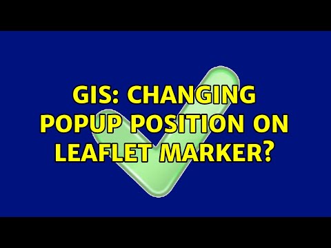 GIS: Changing popup position on Leaflet marker? (4 Solutions!!)