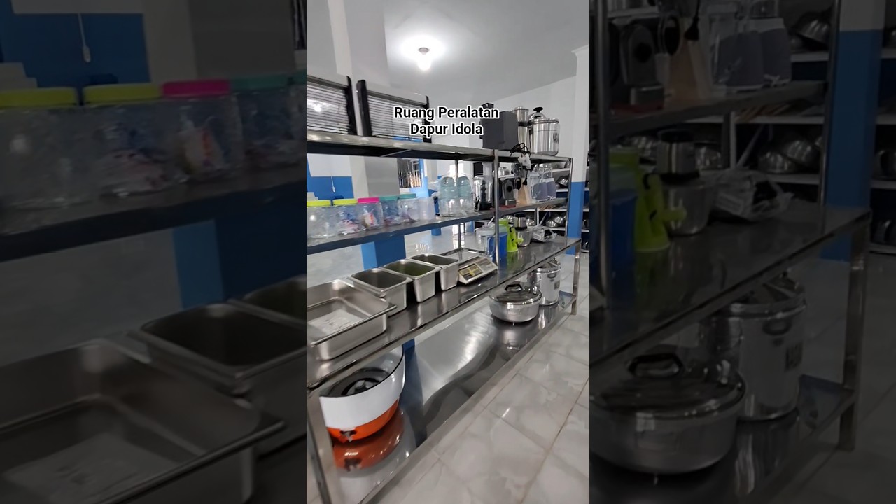 Ruang Peralatan Dapur Idola #bgn #mbg #dapur #makangratis #prabowo #youtubeshorts #jangkauanluas